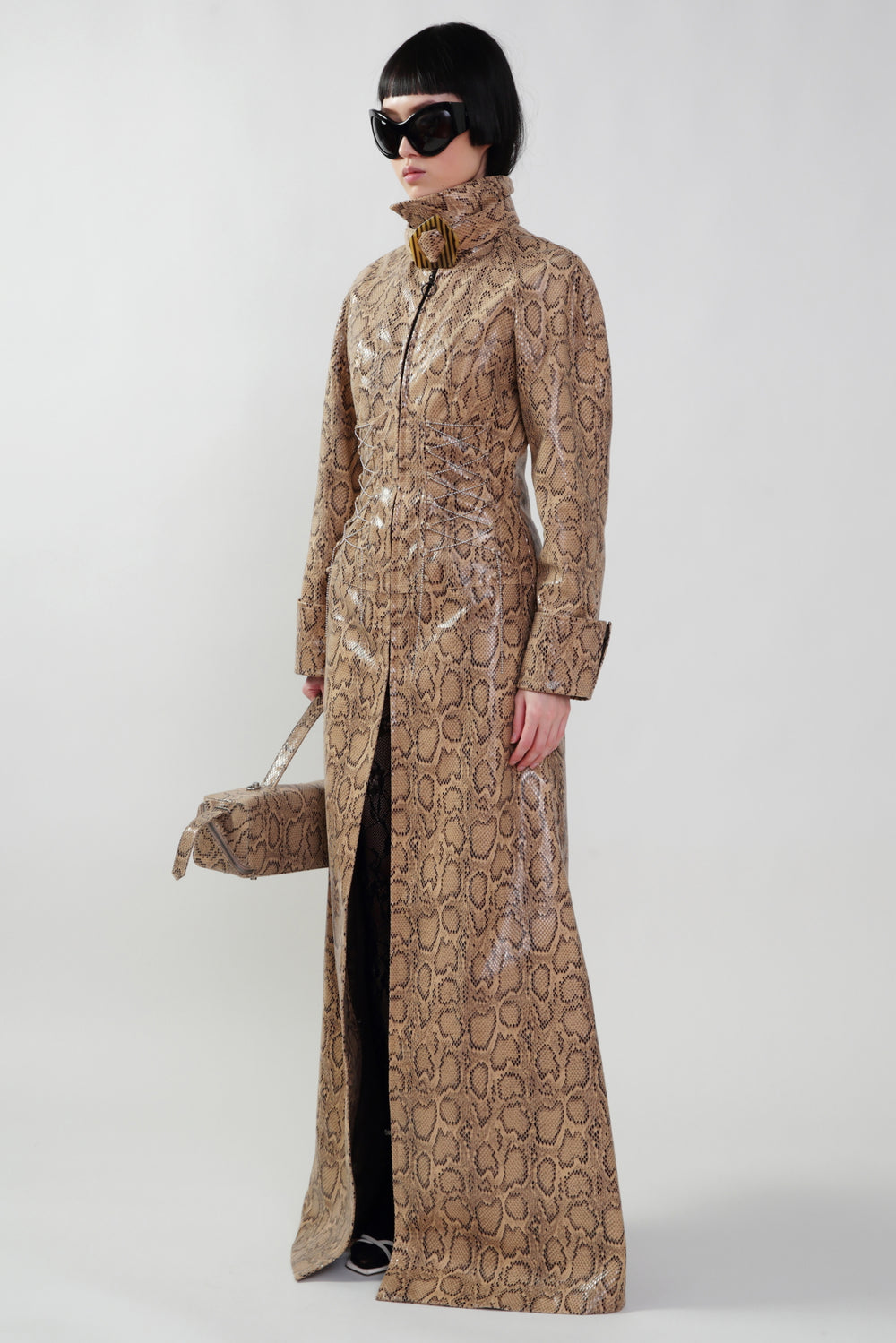 Python Trench Coat-Pre Order – Kim Shui Studio