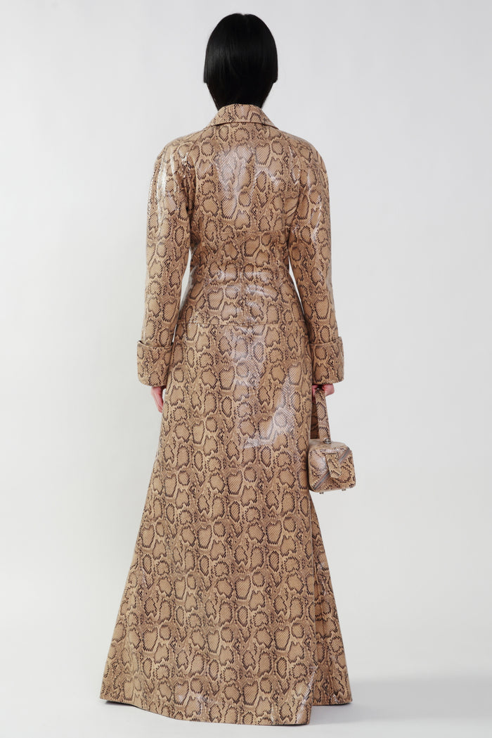 Python Trench Coat-Pre Order – Kim Shui Studio