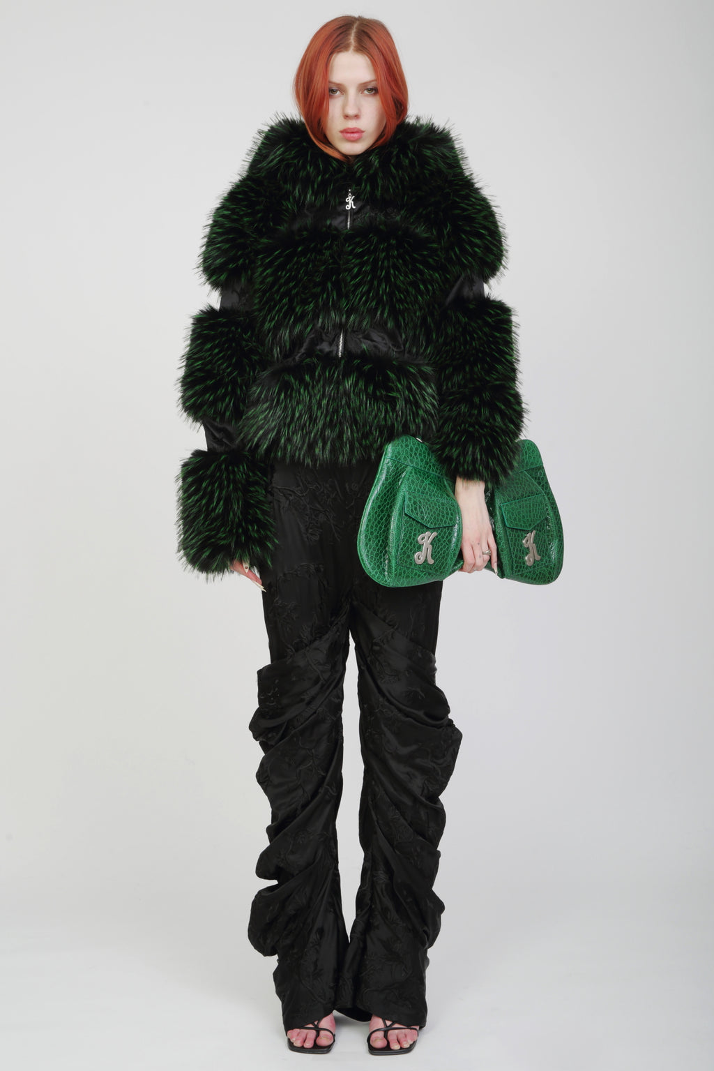 Memphy Fur Panel Coat – Kim Shui Studio
