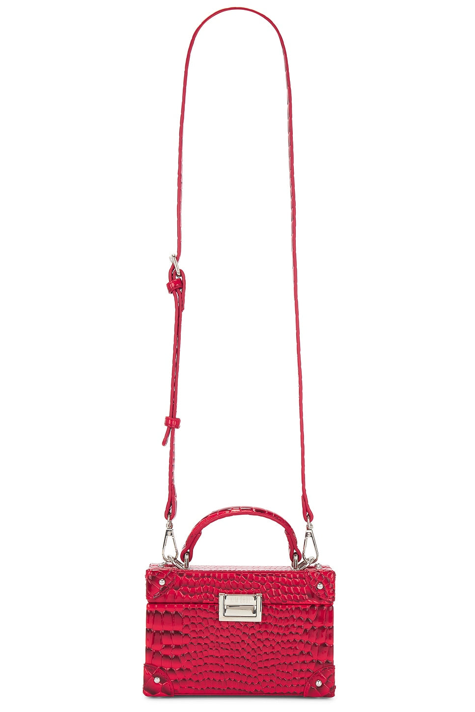 Mini BOX BAG IN RED CROC -THE IDEAL GIFT – Kim Shui Studio